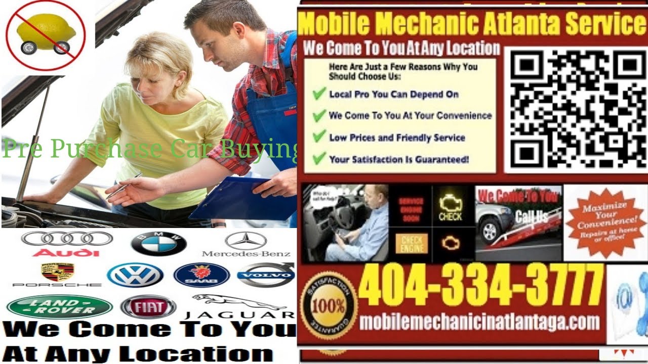 Mobile Plymouth Mechanic Atlanta, GA Auto Repair, Pre Purchase Car ...